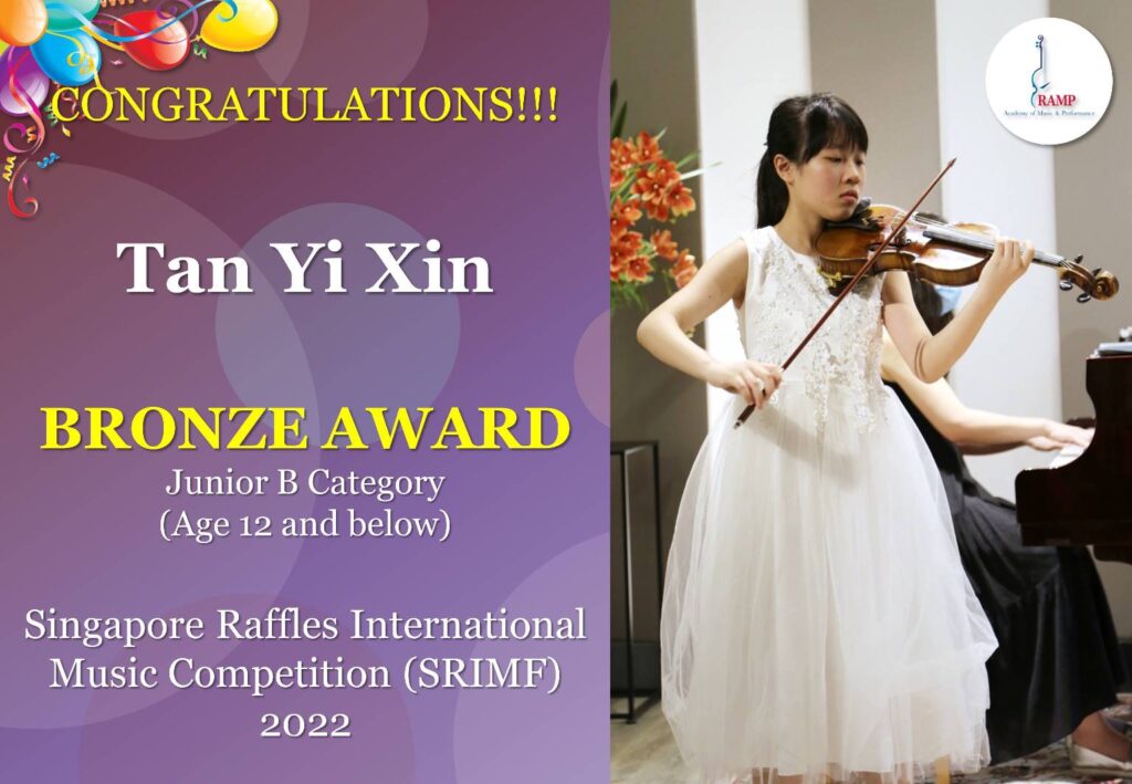 ACHIEVEMENTS | Violin Class | RAMP Academy of Music & Performance